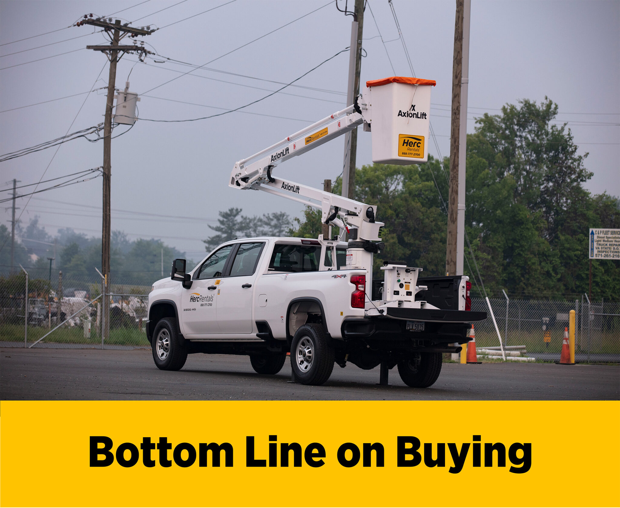 Rent a Bucket Truck vs. Buy